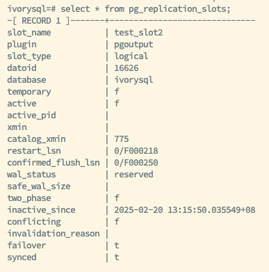 IvorySQL v4 逻辑复制槽同步功能解析：高可用场景下的数据连续性保障## 功能简介 IvorySQL v4 基于 - 掘金
